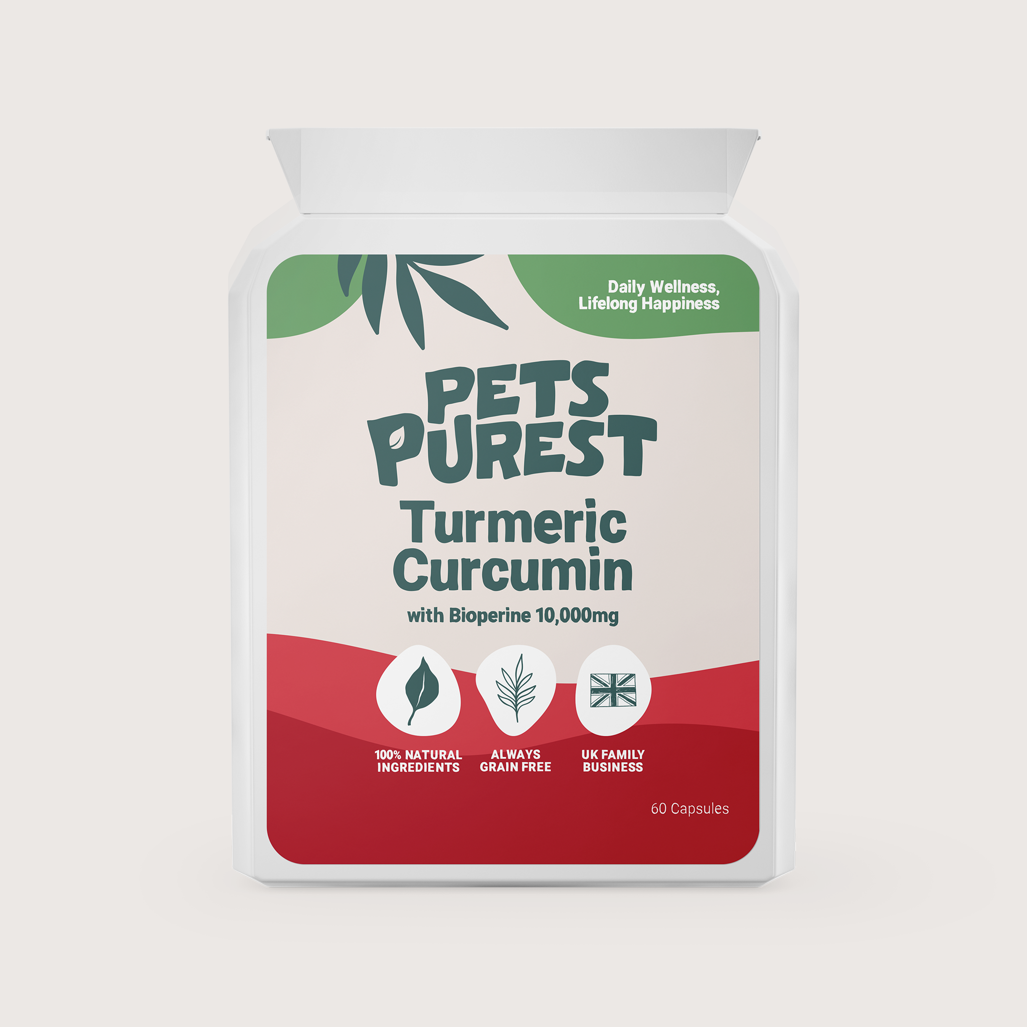 Premium Turmeric Curcumin for Dogs | 100% Natural | Pets Purest