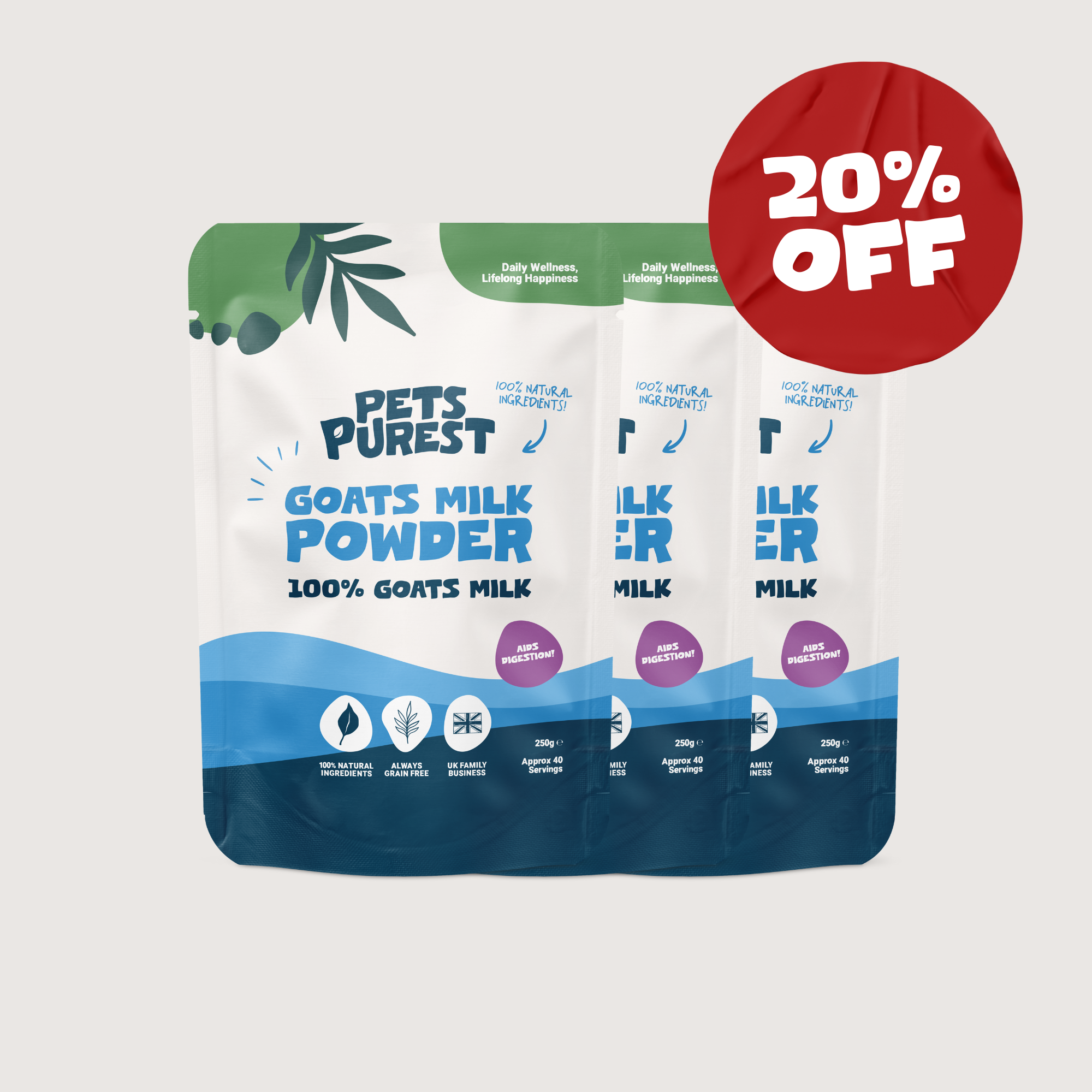 Goats Milk Powder | 3 Pack Bundle