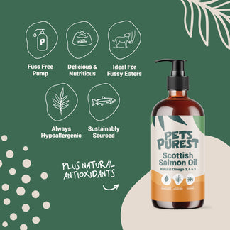 Natural Scottish Salmon Oil | Fish Oil for Dogs | Pets Purest